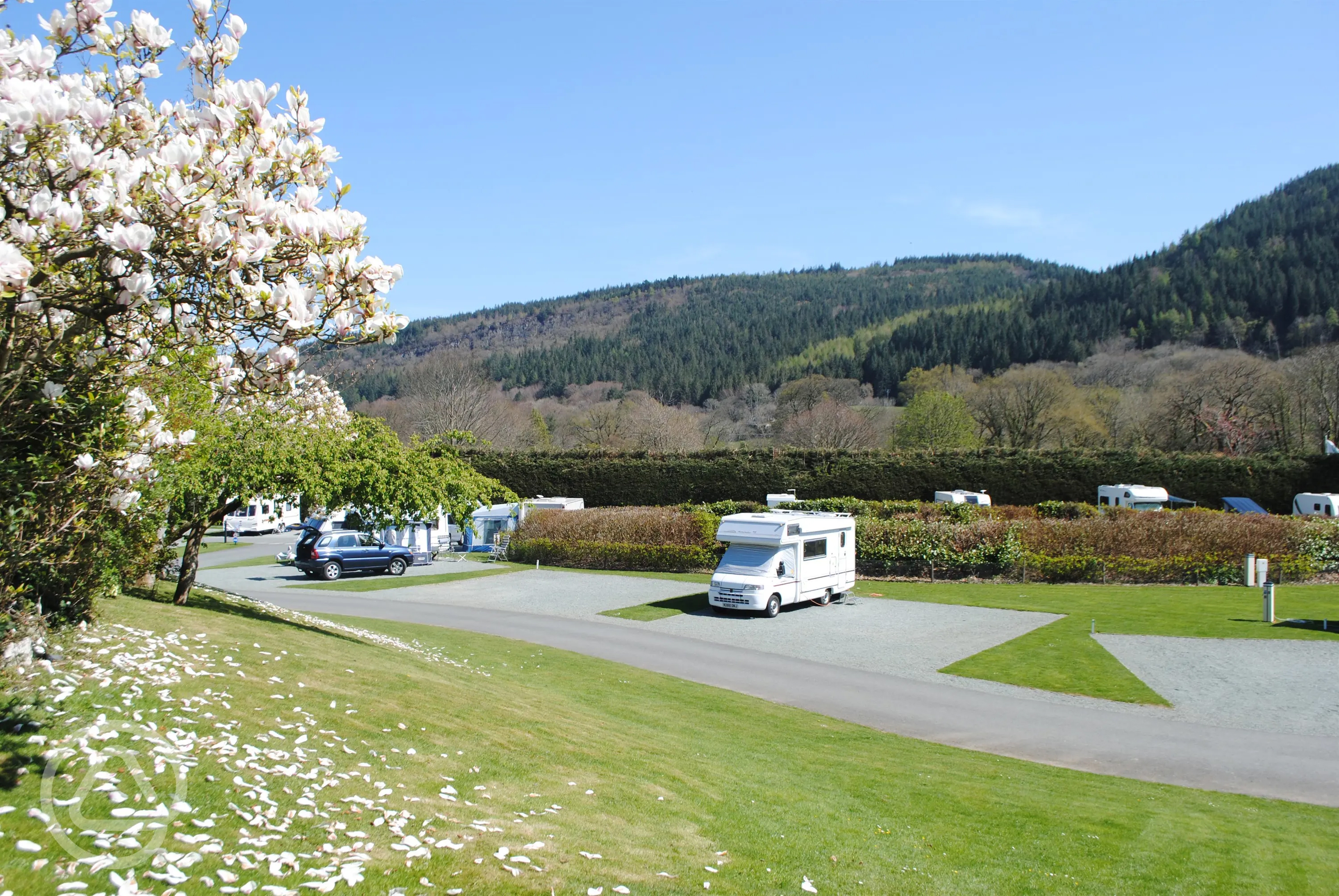 Riverside Touring Park in Betws-Y-Coed, Gwynedd