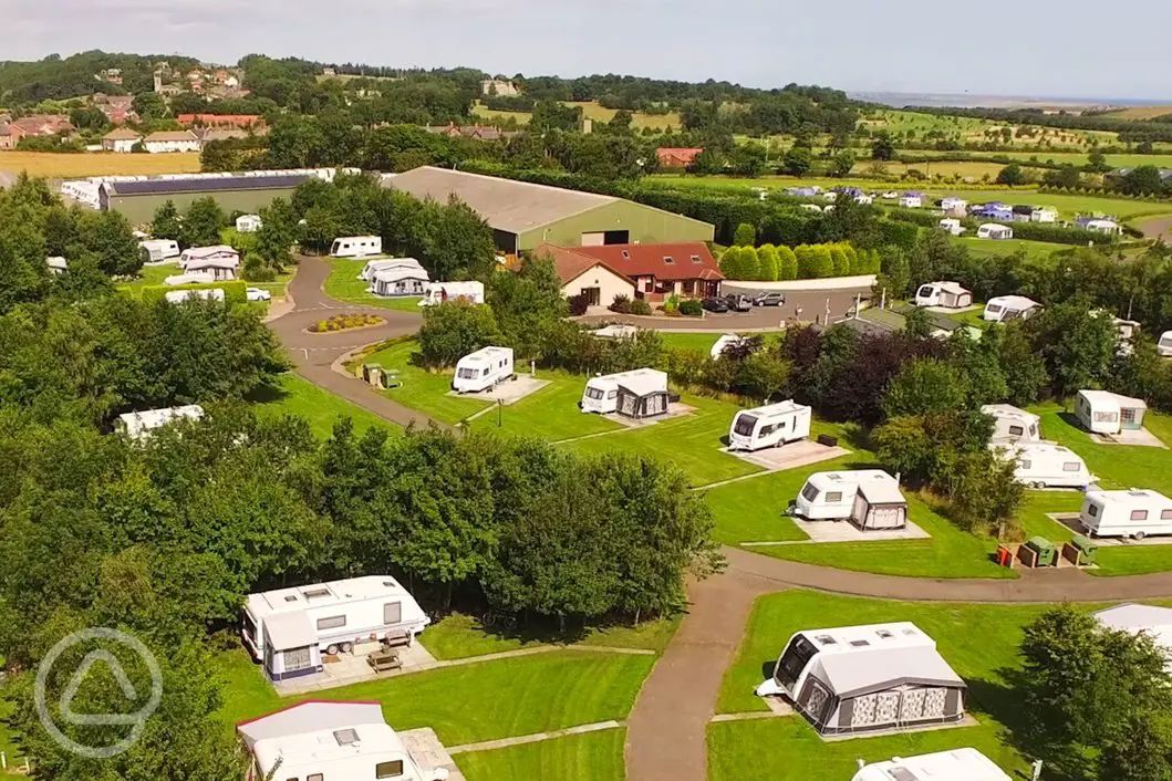 30+ caravan parks in Northumberland - the top touring sites