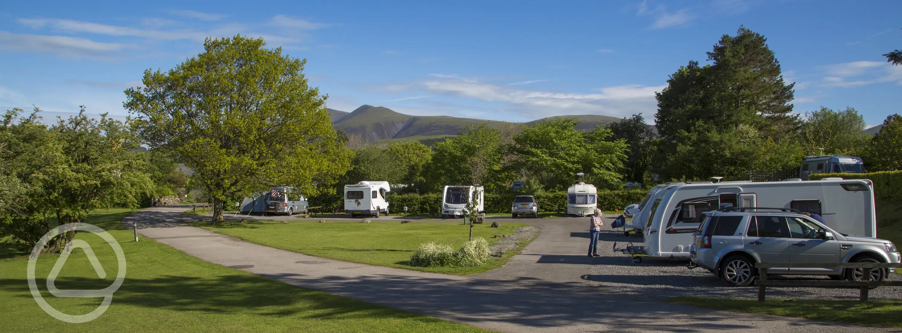 Castlerigg Hall Caravan and Camping Park in Keswick, Cumbria
