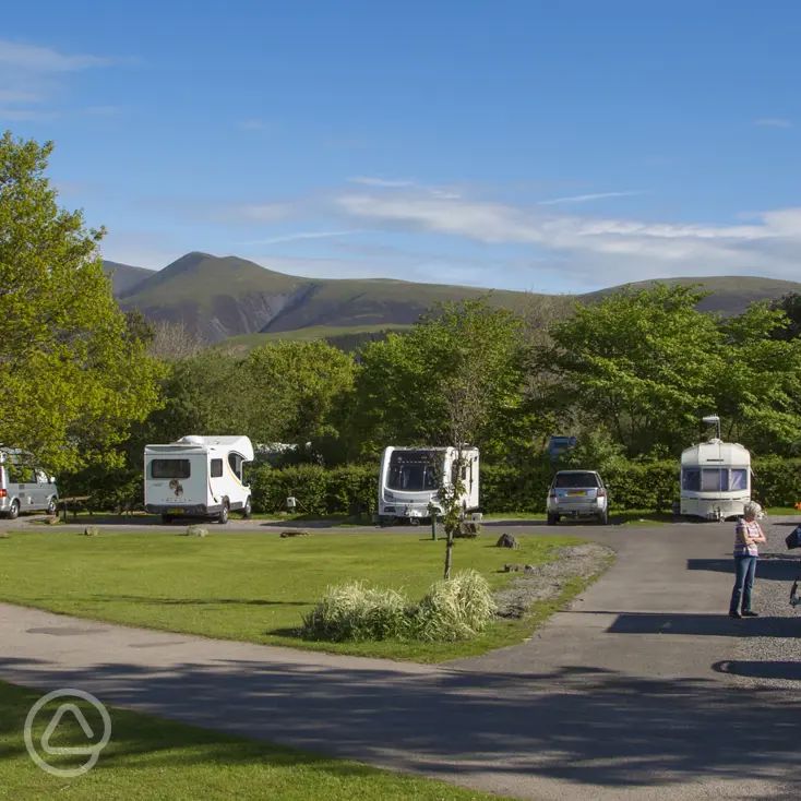 Castlerigg Hall Caravan and Camping Park in Keswick, Cumbria