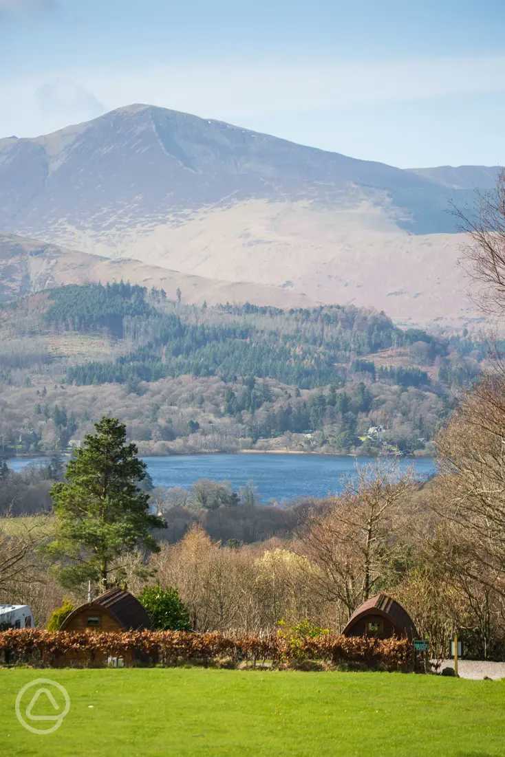 Castlerigg Hall Caravan and Camping Park in Keswick, Cumbria