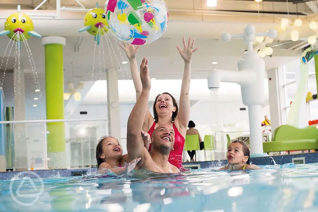 Campsites with swimming pools onsite - both indoor and outdoor