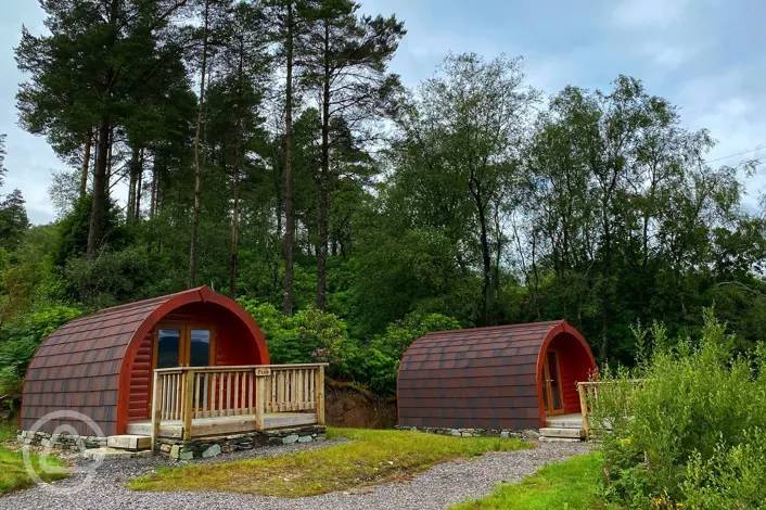 35+ glamping pods with hot tubs in Scotland