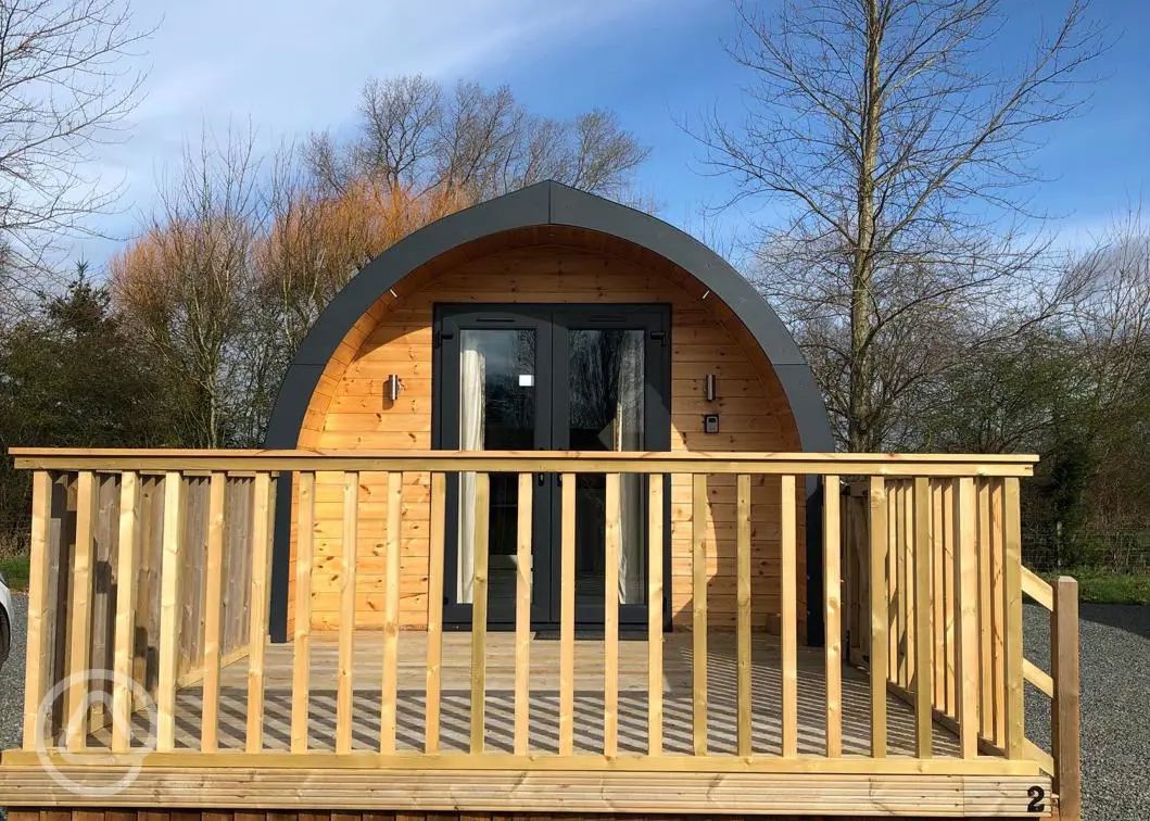 Ensuite glamping pods and camping pods in the UK