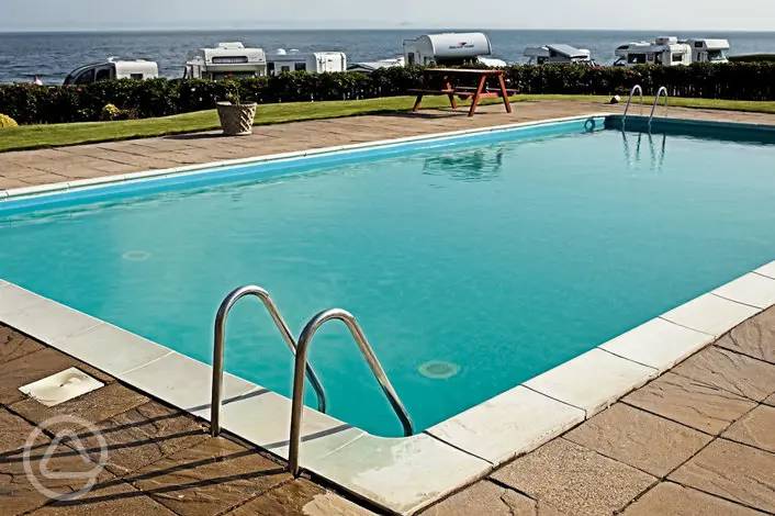 Campsites with swimming pools onsite - both indoor and outdoor