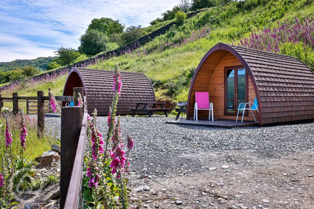 Glamping pods and camping pods in North Wales