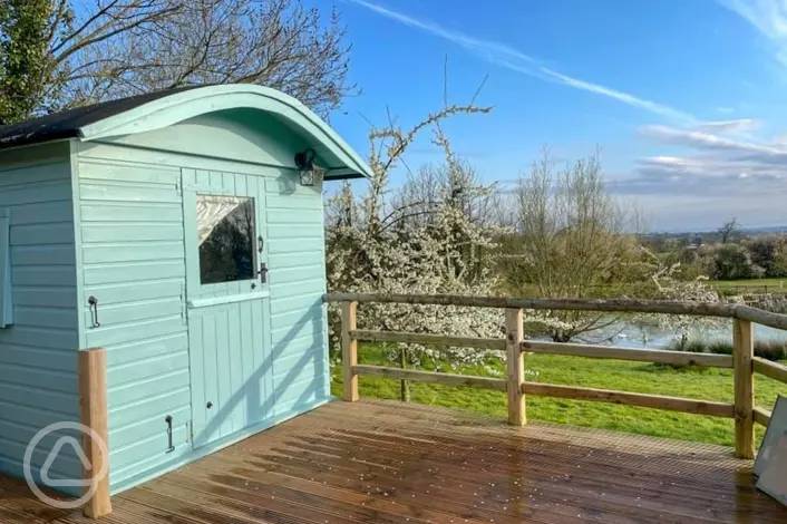 80+ shepherd hut holidays with hot tubs