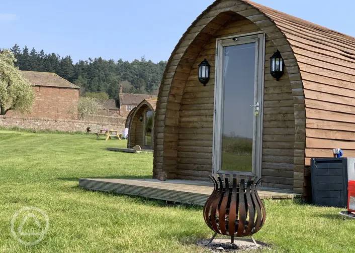 Glamping pods and camping pods in Cumbria and the Lake District