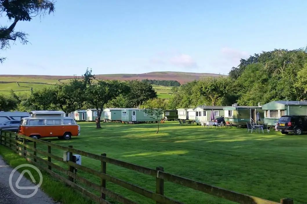 35+ caravans parks in the Yorkshire Dales - top caravan sites