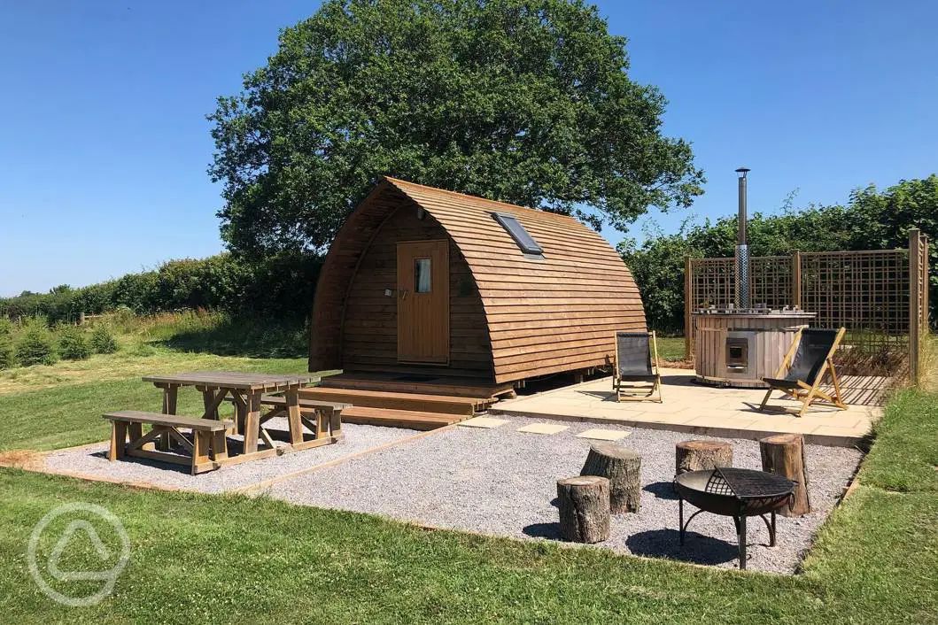 180+ glamping pods with hot tubs