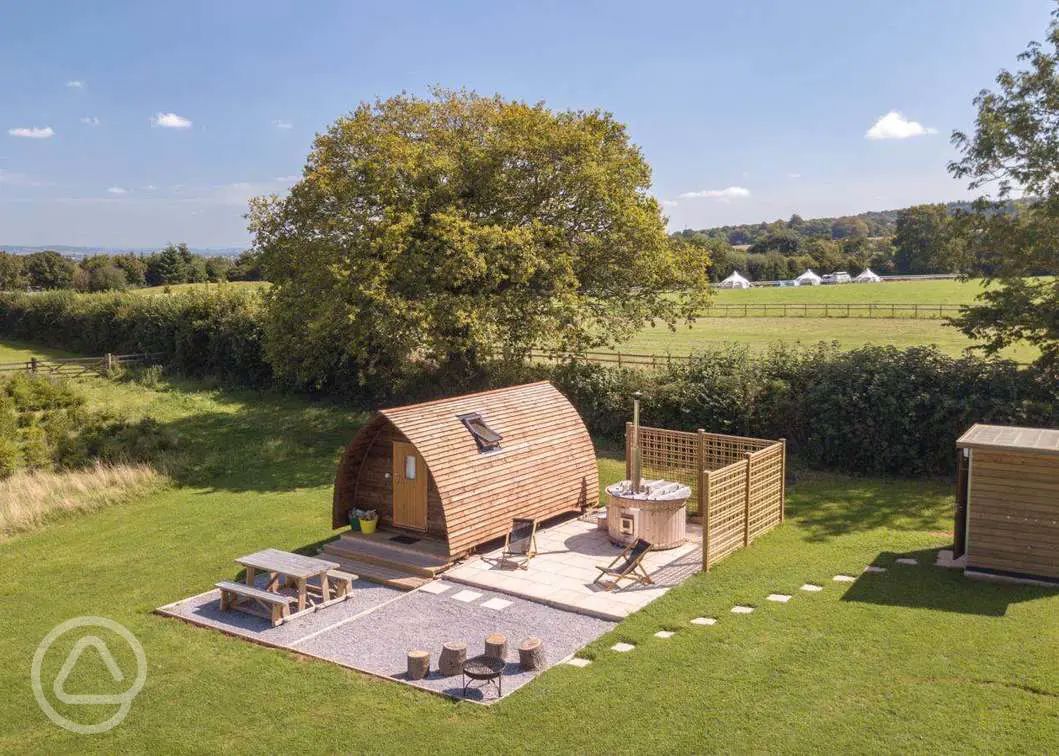 Campsites near Cheddar Gorge in Somerset