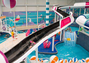 Campsites with swimming pools onsite - both indoor and outdoor