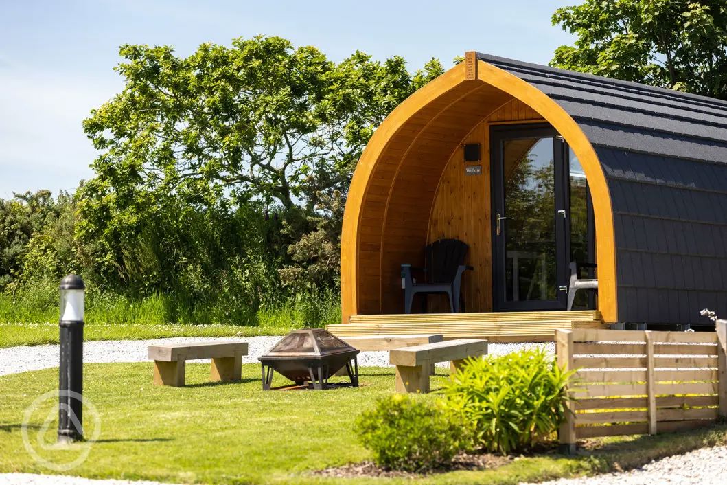 180+ glamping pods with hot tubs