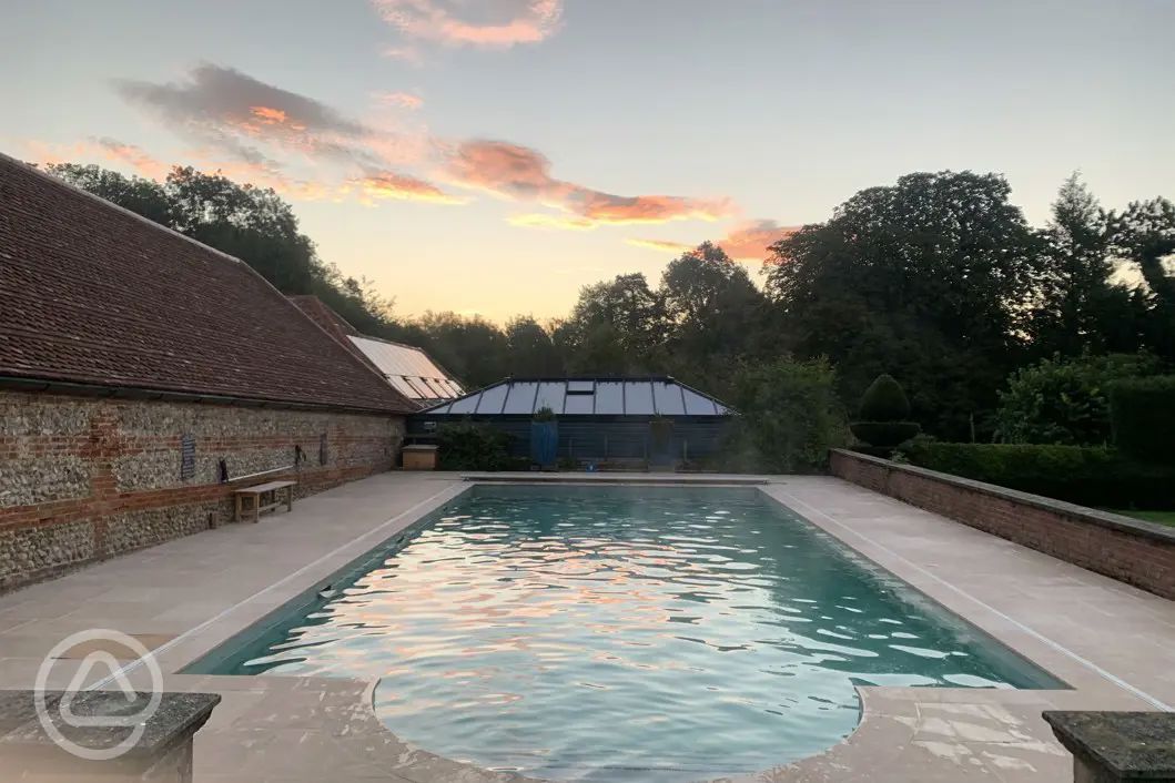 Campsites with swimming pools onsite - both indoor and outdoor