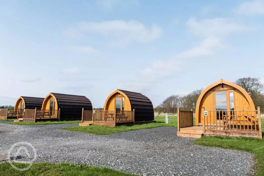 180+ glamping pods with hot tubs