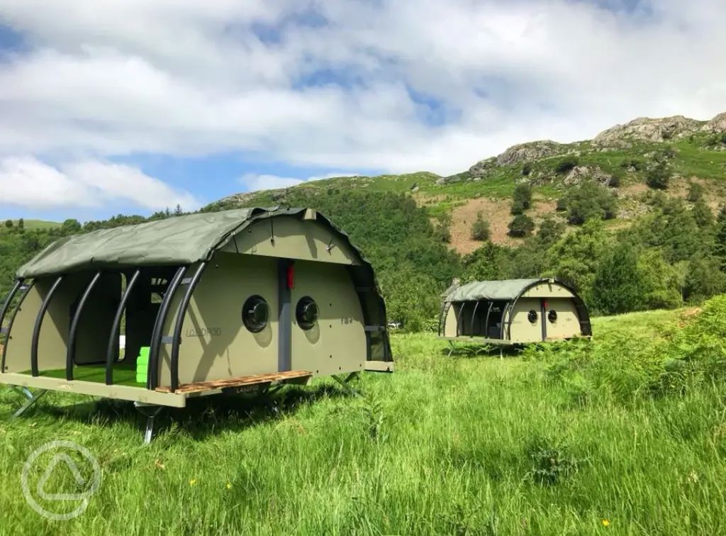 Glamping pods and camping pods in Cornwall