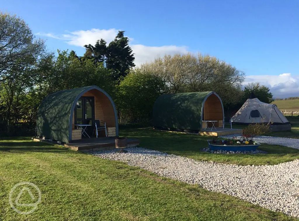Glamping pods and camping pods in Cumbria and the Lake District