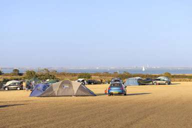 Lepe Beach Campsite in Exbury, Hampshire - book online now
