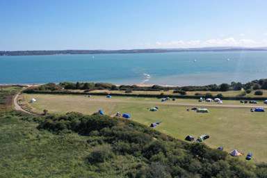 Lepe Beach Campsite in Exbury, Hampshire - book online now