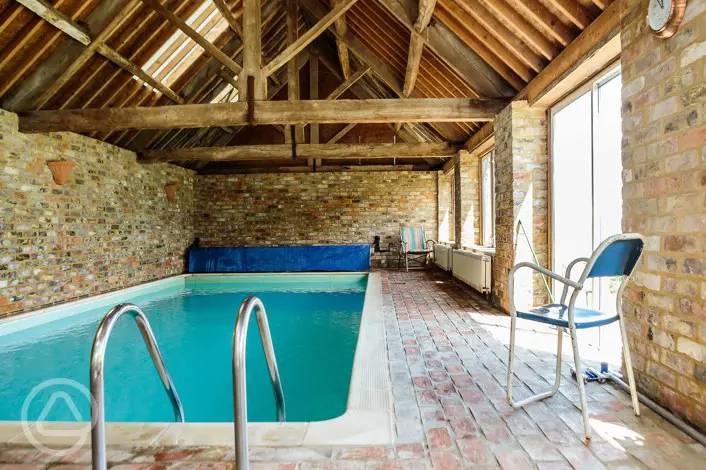 Campsites with swimming pools onsite - both indoor and outdoor