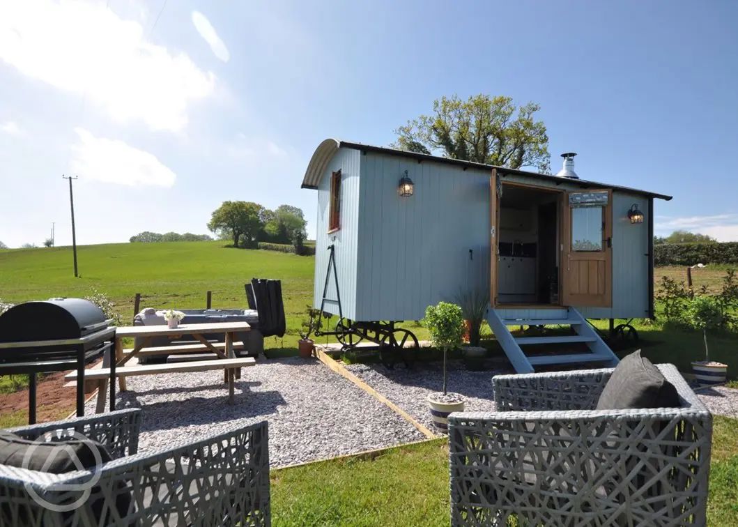 Shepherd's huts in Wales - romantic countryside holidays