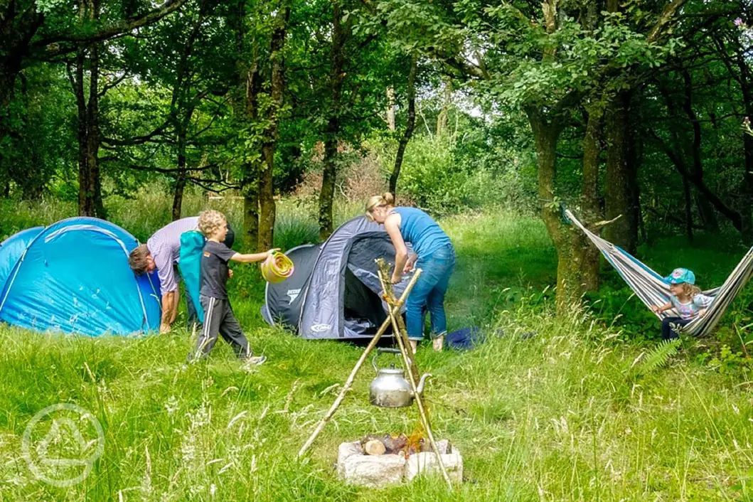 40+ almost wild camping sites