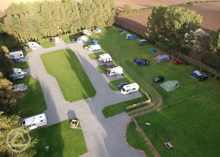 Campsites near the beach in Yorkshire