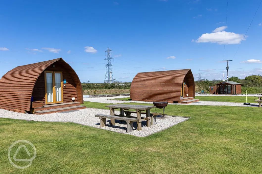 150+ glamping pods with hot tubs