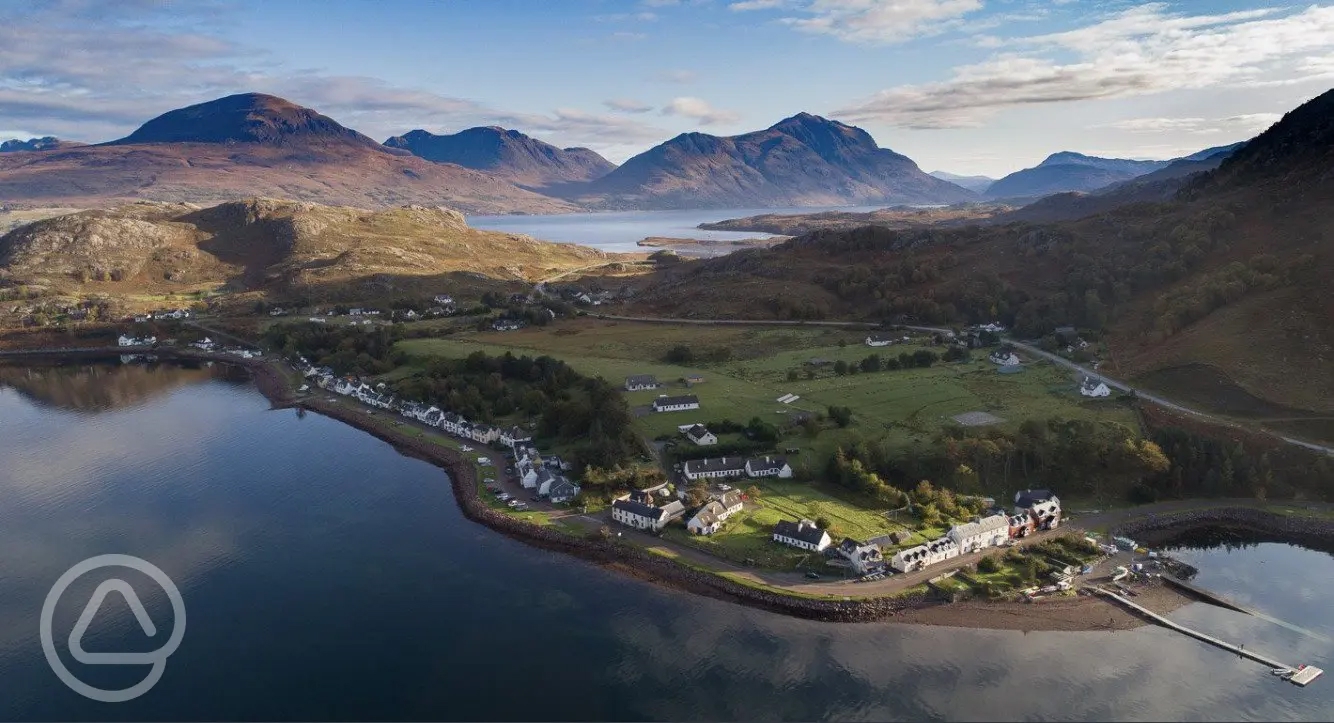 Shieldaig Camping and Cabins in Strathcarron, Highlands