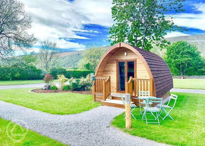 Glamping pods and camping pods in Yorkshire