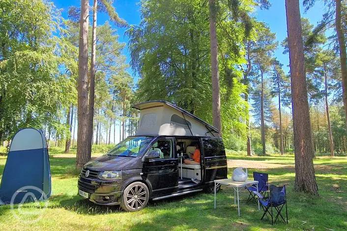 40+ almost wild camping sites