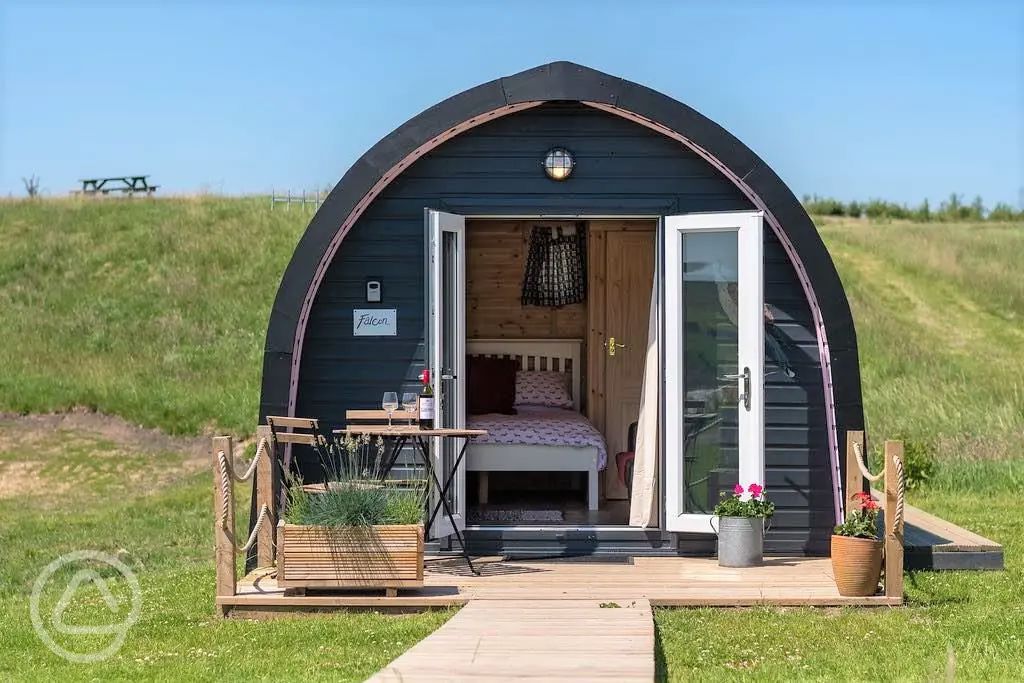 180+ glamping pods with hot tubs