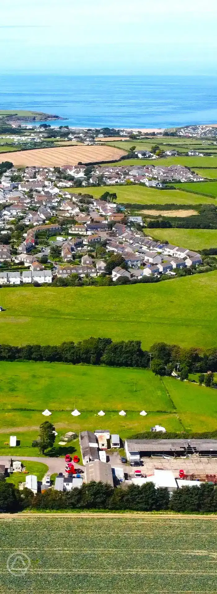 Tresco Farm Campsite, Padstow, Cornwall