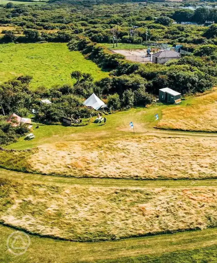 Trenoon Meadow Camping, Mullion, Cornwall