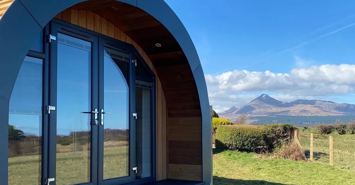2 Millport camping and glamping pods - top glamping!
