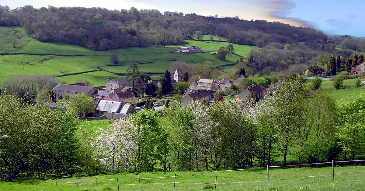 8 campsites with electric hook up in Monkton Combe, Somerset